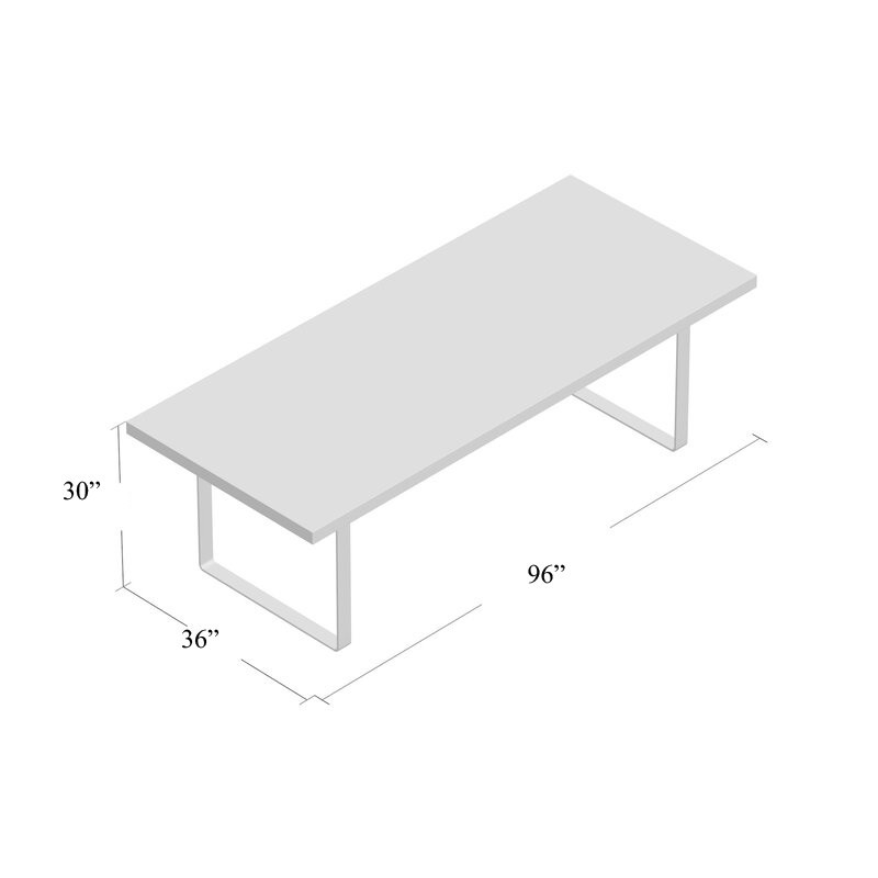CONFERENCE TABLE WITH METAL FRAME (CT-OCT-013) | ComputerTable.pk